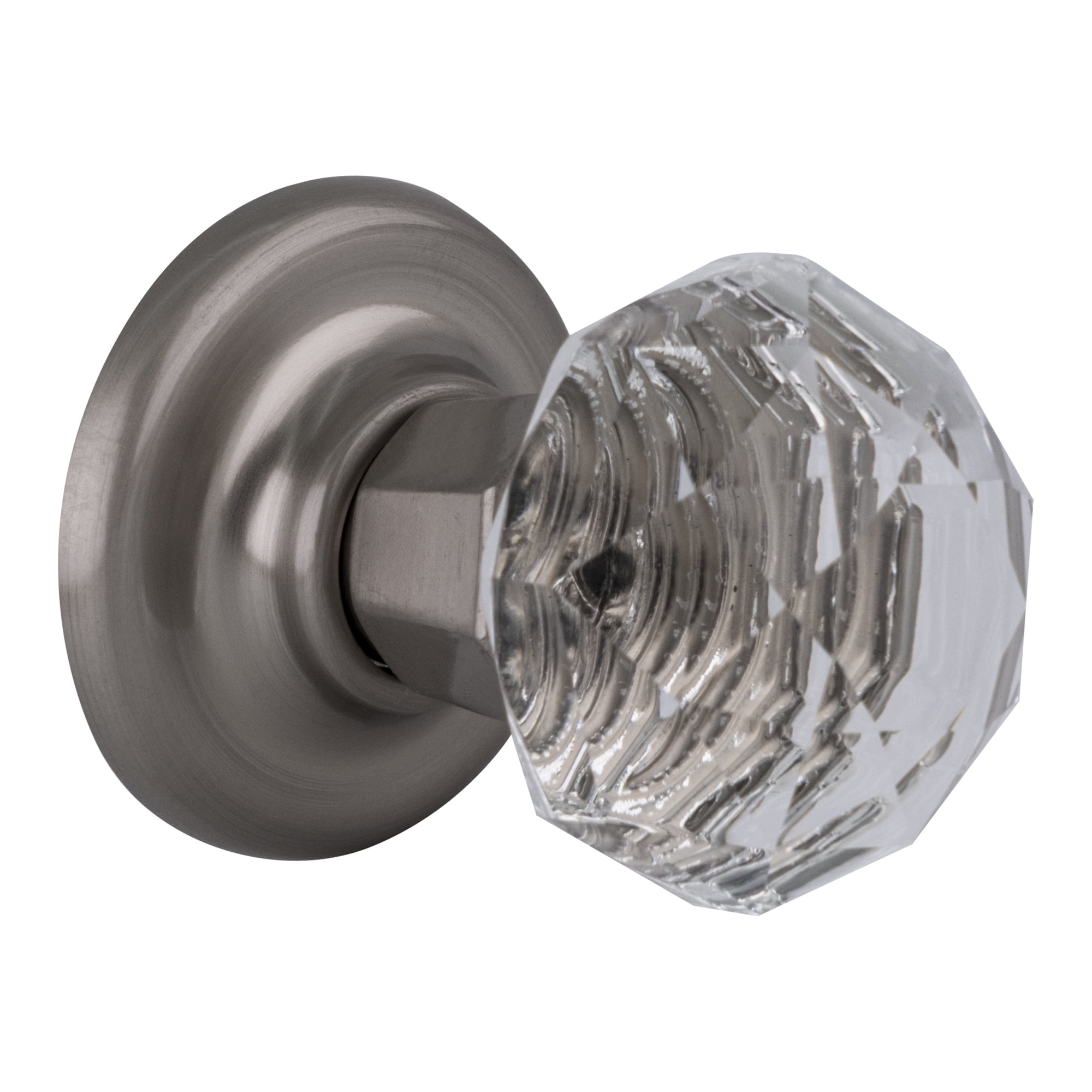 Amerock E5247CSG-XCP10 Clear/Satin Nickel Traditional Crystal Cabinet ...