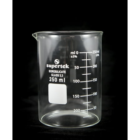 Borosilicate Glass 3.3 Beaker, Low Form Griffin Thick Wall Accurate ...
