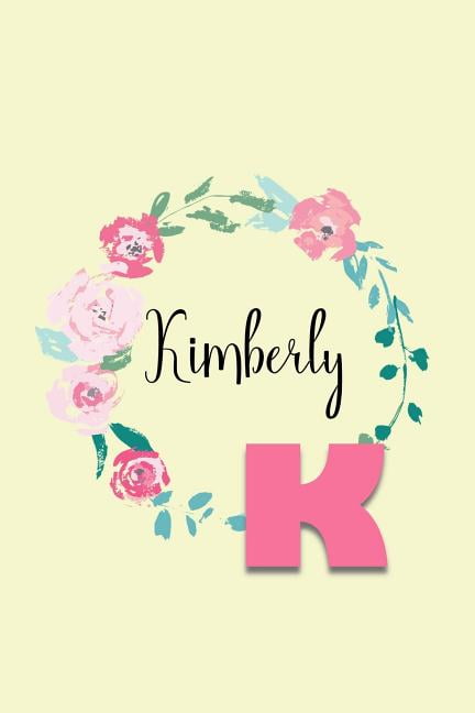 Kimberly: Personalized Monogram Initial Journal - Pink Marble and Gold ...