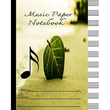 Music Gifts & Composition Books: Manuscript Paper: Colour Spectrum A4 ...