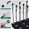 Painting Stand Base and 12PCS Magnetic Bendable Alligator Clip Sticks ...
