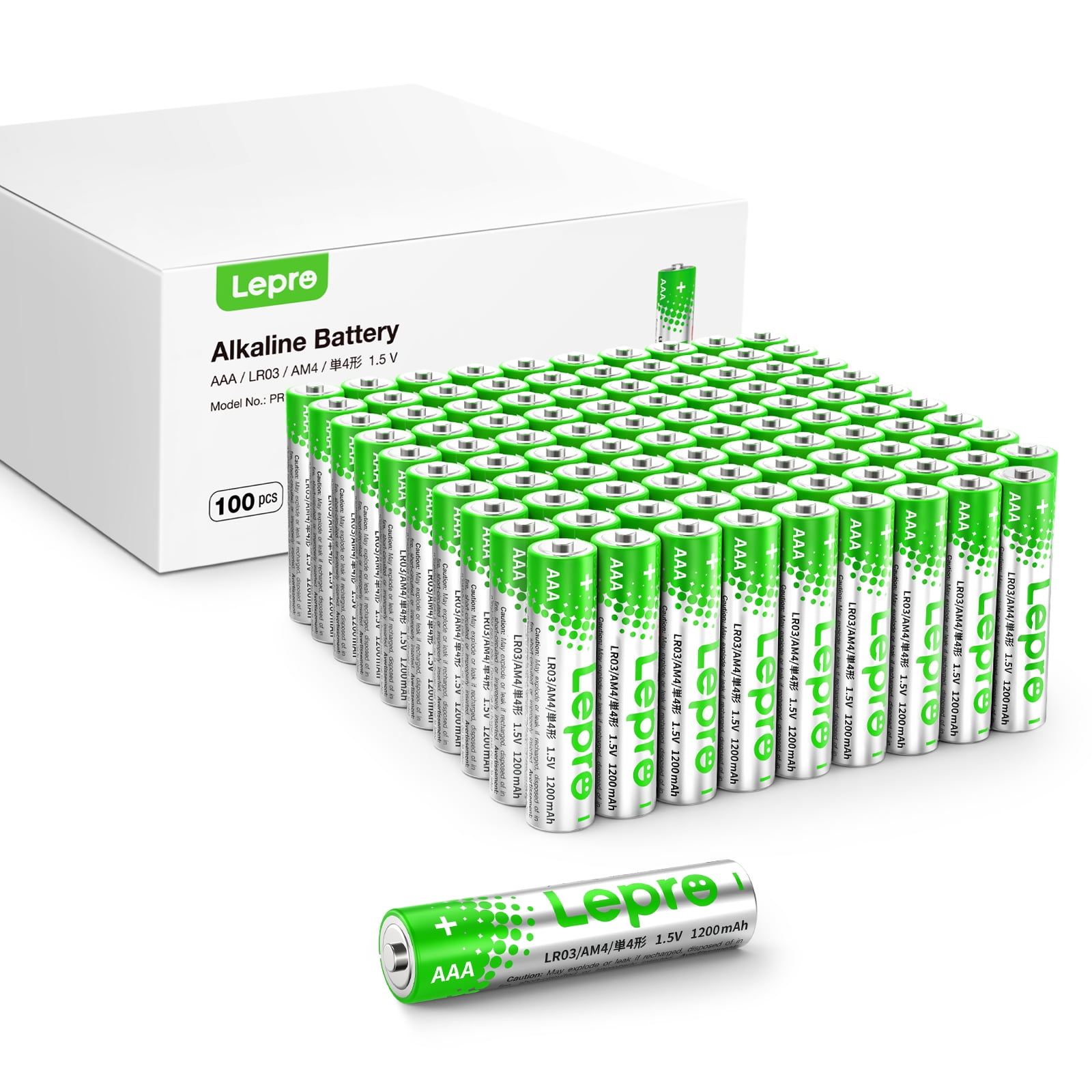 Click here for Lepro Aaa Batteries 100 Count  Triple A Alkaline B... prices