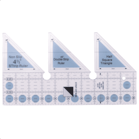 Qtmnekly Ruler Grids 45 Degree Double Strip Ruler Non- Quarter Square ...