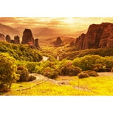 wall26 - Meteora Monasteries in Greece. - Removable Wall Mural | Self ...