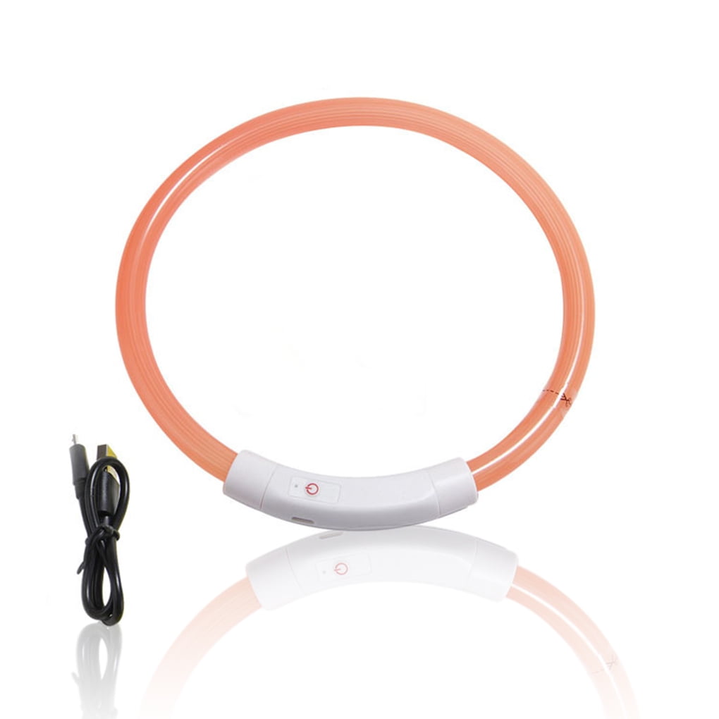 PETS COLLAR LED LIGHTING Suministros para mascotas Ajustable USB Carga ...