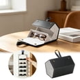 5-Slot Glasses Storage Box Portable PU Eyeglasses Organizer Foldable ...
