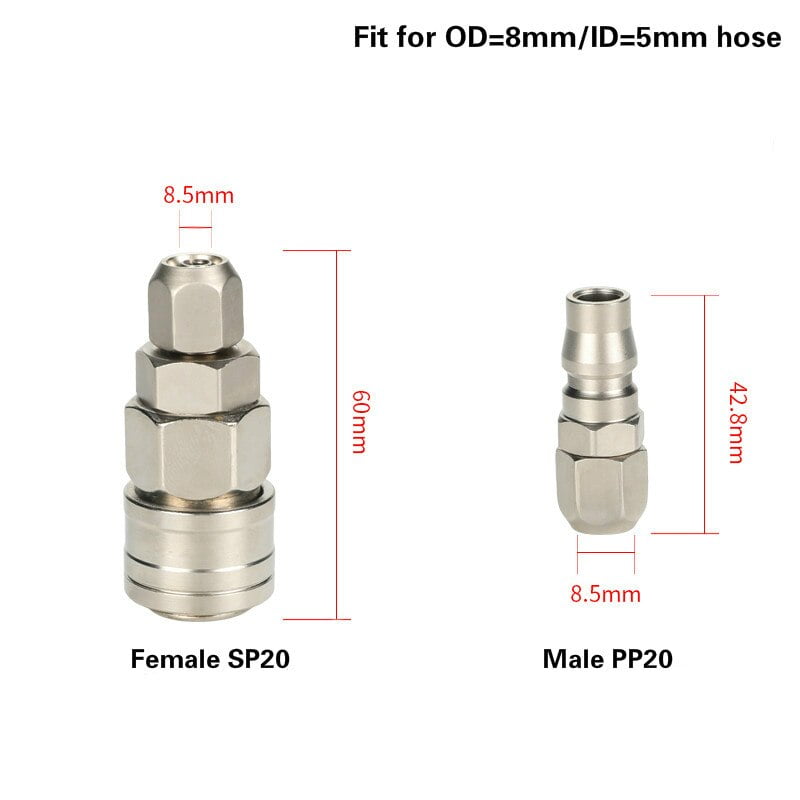 High Pressure Coupling C type Pneumatic Fitting Connectors Stainless ...