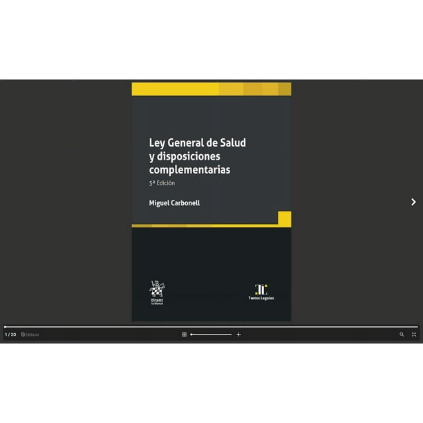 Ley general de salud y disposiciones complementarias 5a Edición Blanco ...