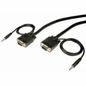 Tripp Lite P504-010 VGA/SVGA & Stereo Audio Cable - Walmart.com