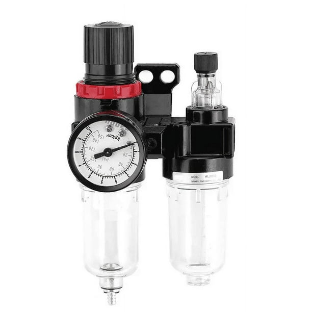 Filtro de aire comprimido ZHAOCHENG Regulador neumático Lubricador Separador de agua-aceite ...