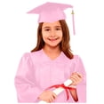 Graduation Dress Knitted Robe with Hat Shiny Graduation Gown for ...