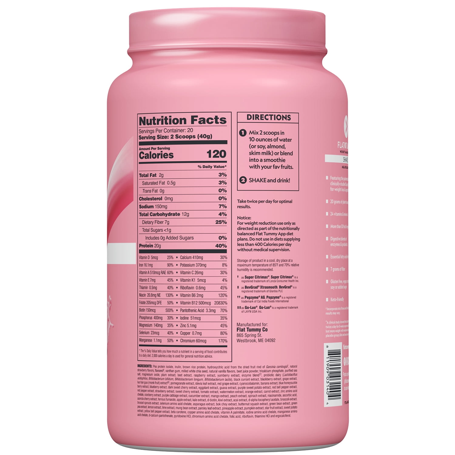 Buy Flat Tummy Shakes – Weight Loss & Appetite Control Ingredient ...