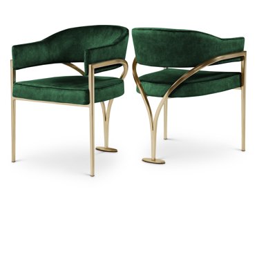 Meridian Furniture Carlyle Cream Dining Chair - Walmart.com