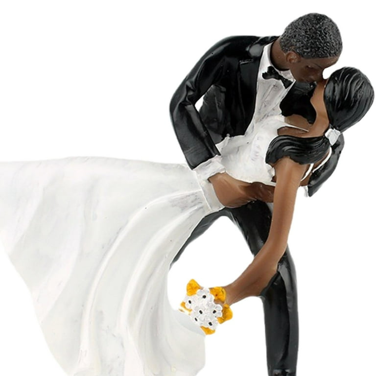 Black Wedding Cake Toppers