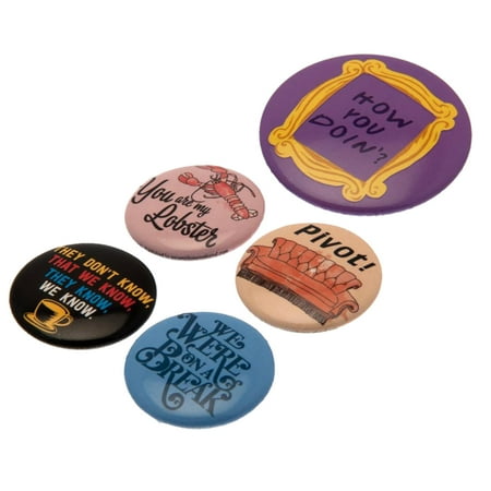Friends Button Badges (Pack of 5) | Walmart Canada