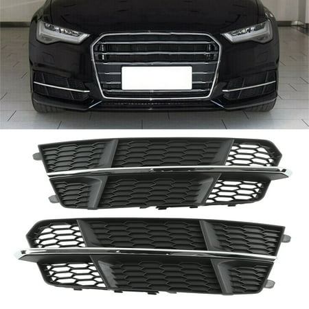 Fog Light Mesh Trim,Pair Front Bumper Fog Front Fog Light Grille Front ...