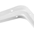 ZOENHOU 24 Packs Heavy Duty 8x10 Inch White Shelf Brackets, Wall Corner ...