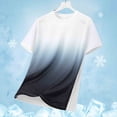 CHGBMOK Mens Trendy Gradient Workout T-Shirt Short Sleeve Breathable ...