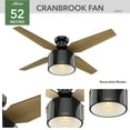 Free Shipping! Hunter Cranbrook 52" Low Profile Home Ceiling Fan with ...