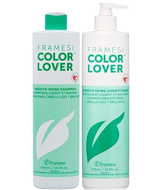 Framesi Color Lover Smooth Shine Shampoo & Conditioner Duo Set 16.9 oz ...