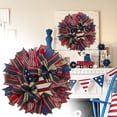 250th Anniversary 3D Memorial Wreath, Red White Blue All Weather ...