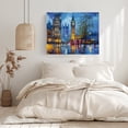 Big Ben Canvas Print Wall Art, Urban Street Red Bus Impressionist Wall ...