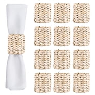 Wooden Interlock Napkin Rings, White - Set of 4 - Walmart.com