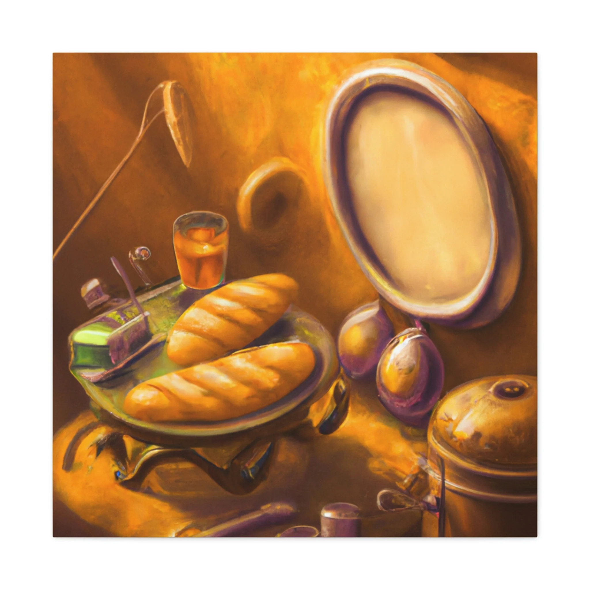 Steampunk Bread Ablaze - Canvas - Walmart.com