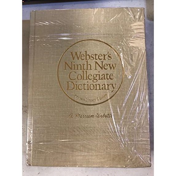 Pre-Owned Webster's Ninth New Collegiate Dictionary by Merriam-Webster ...