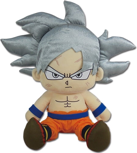 Plush - Dragon Ball Super - Goku Ultra Instinct Sitting 14" Soft Doll ...