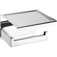 Hitslam Toilet Paper Holder With Phone Shelf Self Adhesive And Wall