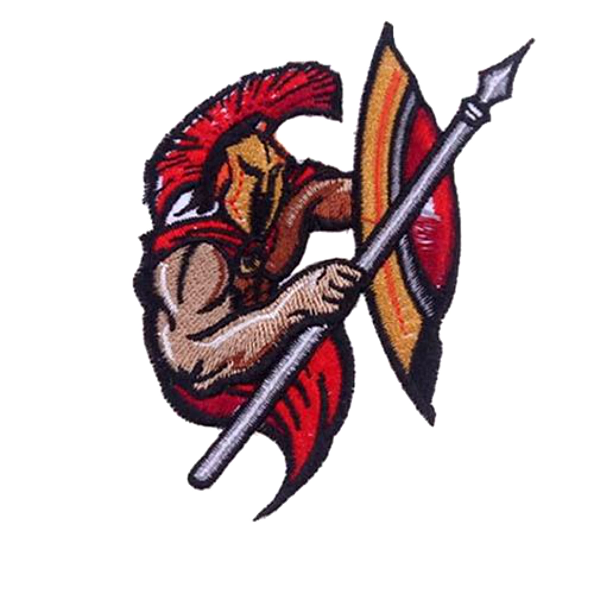 Spartan Knight Viking Medieval Warriors Embroidered Patch Iron/Sew-On ...