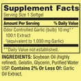 Spring Valley Odor-Controlled Garlic Dietary Supplement Softgels for ...