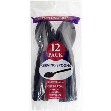 1 - Party Essentials Plastic Spoons Heavy Duty - Clear 24 Ct. - Walmart.com