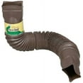 Amerimax Flex-a-Spout Downspout Extension, Brown Gutter Accessories ...
