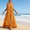 Aellinatey Fashionable Spaghetti Strap Oversized A Line Flared Swing ...