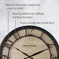 Presentime & Co 13" Farmhouse Series Wall Clock, Quartz Movement ...