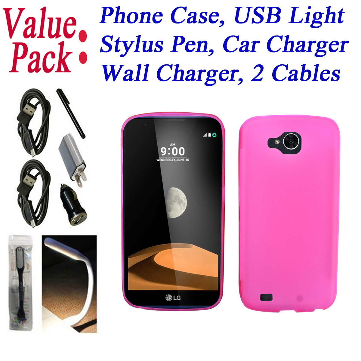 ~Value Pack~ for 5.2" LG X Venture LV9 X Calibur H700 Case Phone Case ...