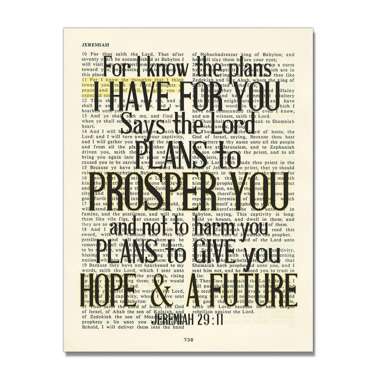 Bible Verse Jeremiah 29 11