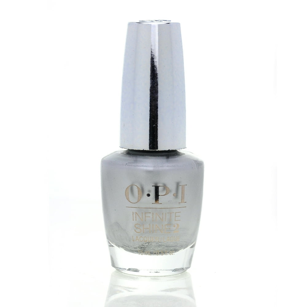 OPI - OPI Infinite Shine Nail Lacquer, Silver On Ice IS L48 0.5 Fluid ...