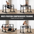 TopComfy 800LB Capacity Dip Bar Dip Stand Station Adjustable Height ...