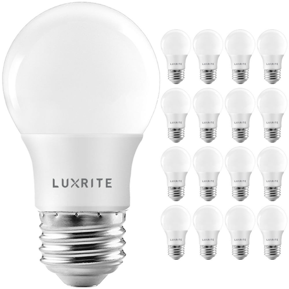 Luxrite A15 LED Dimmable Light Bulb 7W (40W Equivalent) 2700K Warm ...