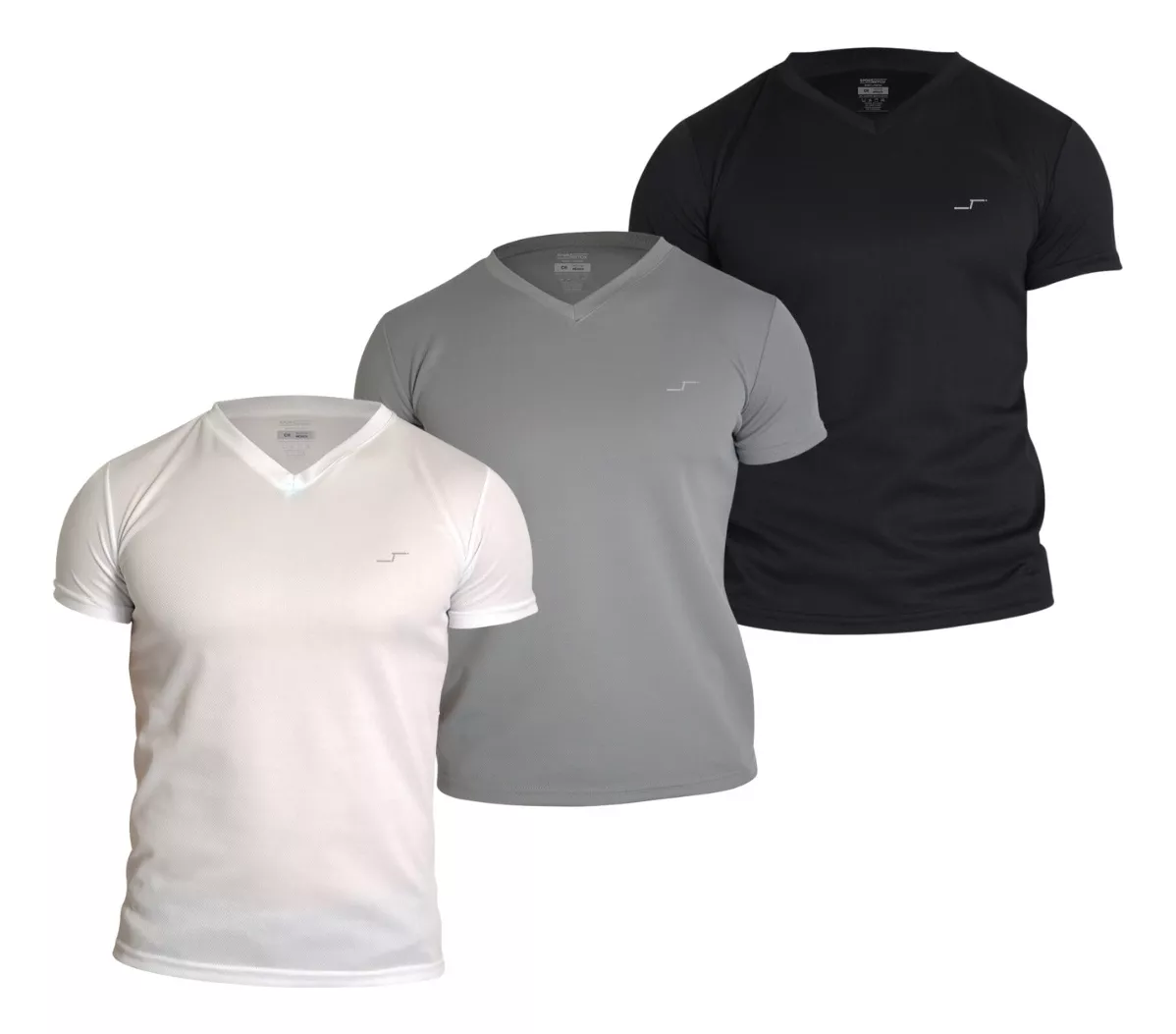3 Playeras Deportivas Gym Hombre Colores Dry Fit Tela Fresca | Walmart ...