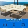 Dextrus Patio Conversation Sets,Outdoor Furniture Sofa Set - Club ...