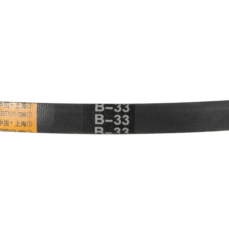 B33 V-Belts 33" Pitch Length, B-Section Rubber Drive Belts 2pcs
