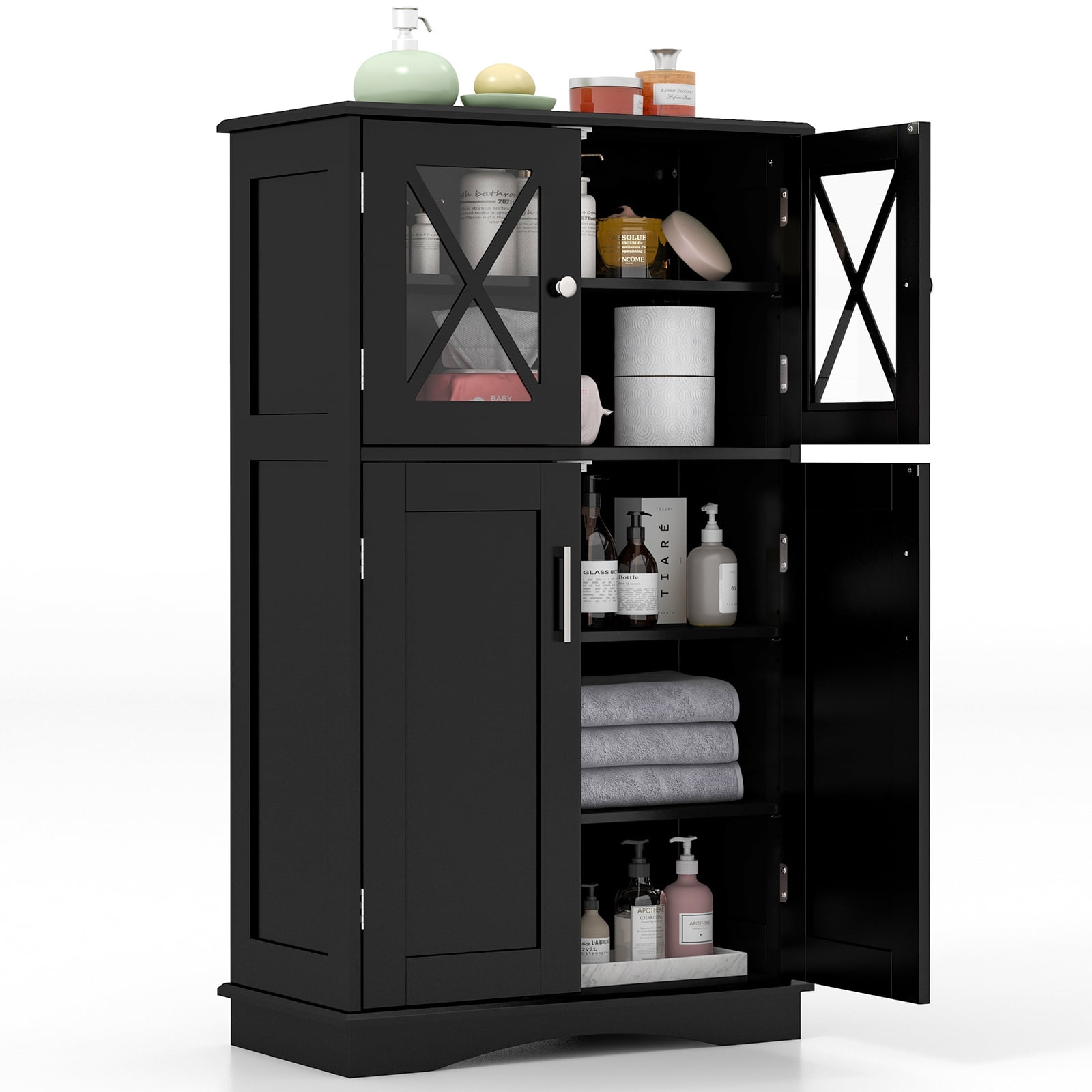 Click here for Giantex Bathroom Floor Storage Cabinet  Freestandi... prices