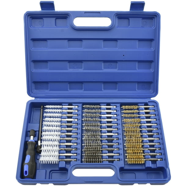 Neiko 00325A 38-Piece 1/4-Inch Industrial Wire Hex Shank Brush Set ... Neiko 00325A 38-Piece 1/4-Inch Industrial Wire Hex Shank Brush Set ...