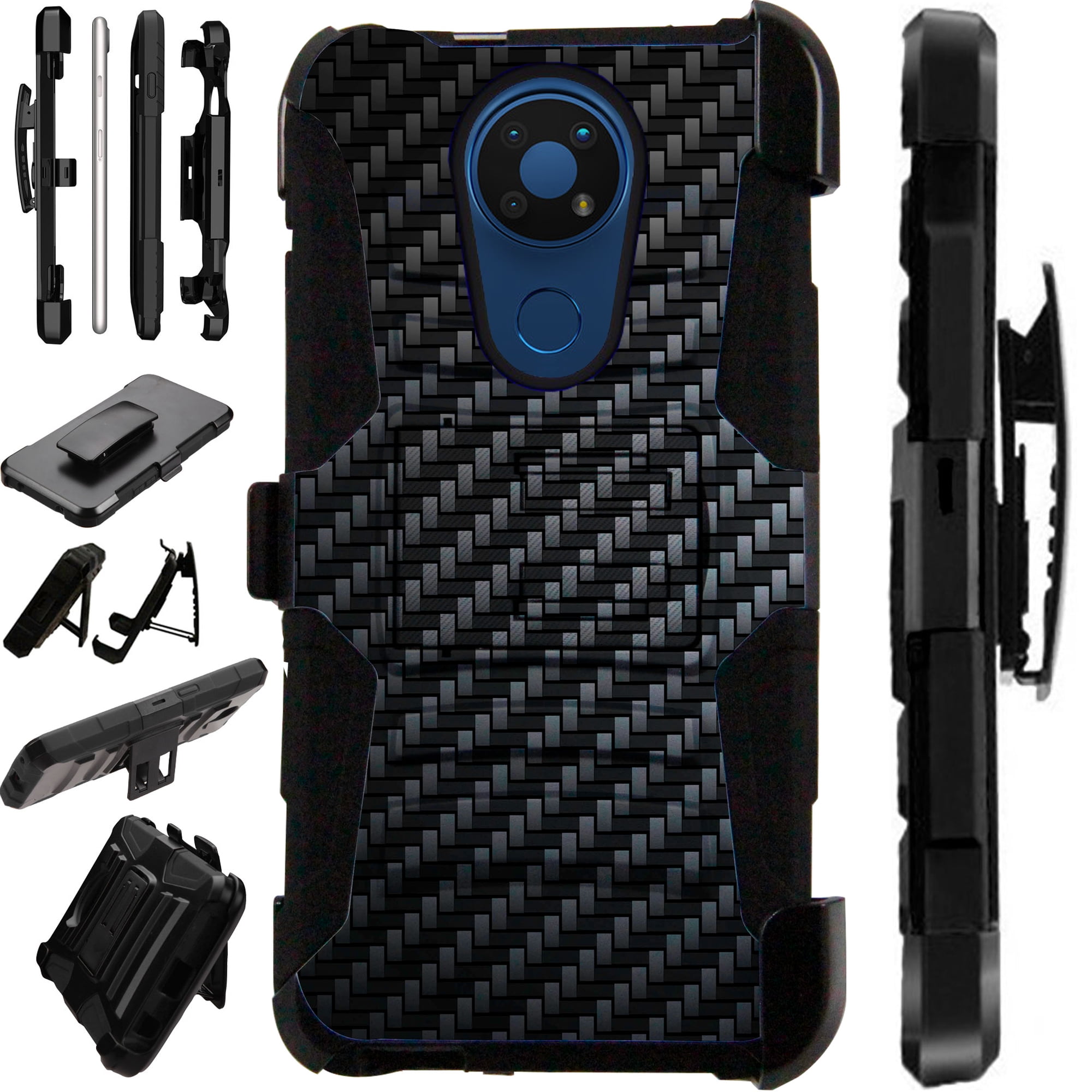 WORLD ACC LuxGuard Holster Case Compatible with Nokia C5 Endi Hybrid ...