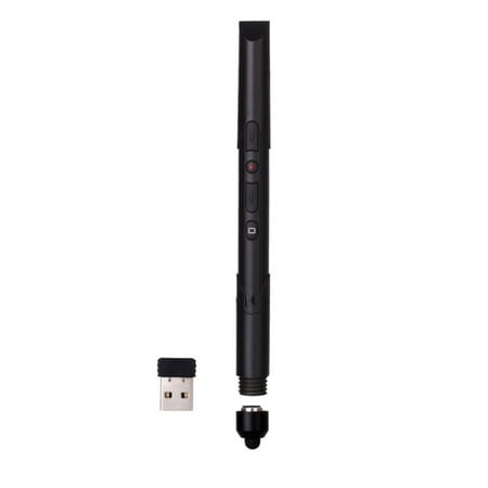 2-in-1 Wireless Presenter And Stylus Wireless USB PPT Pointer Plug And ...