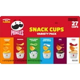 Pringles Cracker Stacks Variety Pack 27 Count Snack Cups with Potato ...